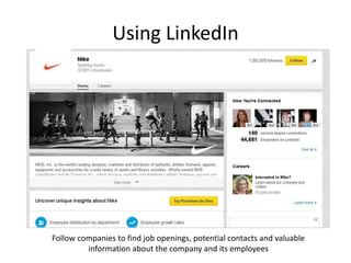 A College Student's Guide to LinkedIn | PPTX