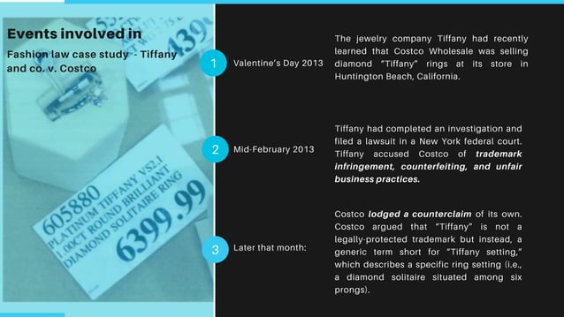 Fashion Law Case Study | Tiffany & Co. V. Costco | PDF