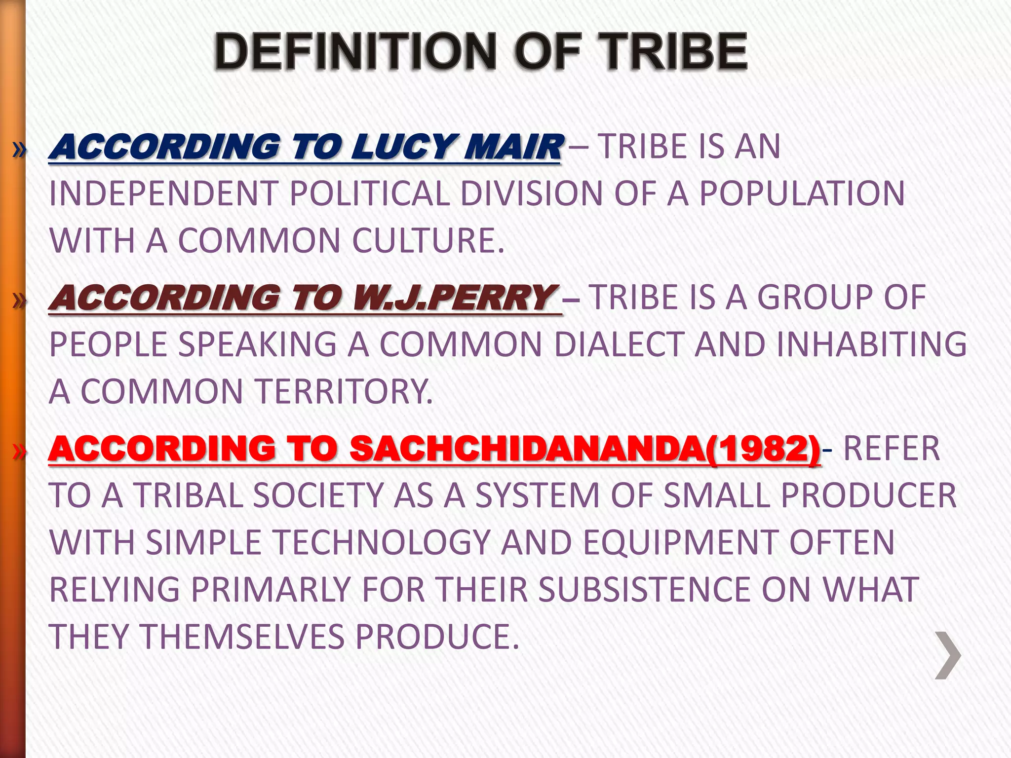TRIBAL SOCIETY ,MEANING DEFINATION,19 CHARACTERSTICS | PPTX