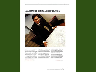 Fred McCallister - Selected Press | PPT