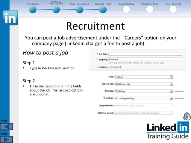 Linkedin Presentation | PPT