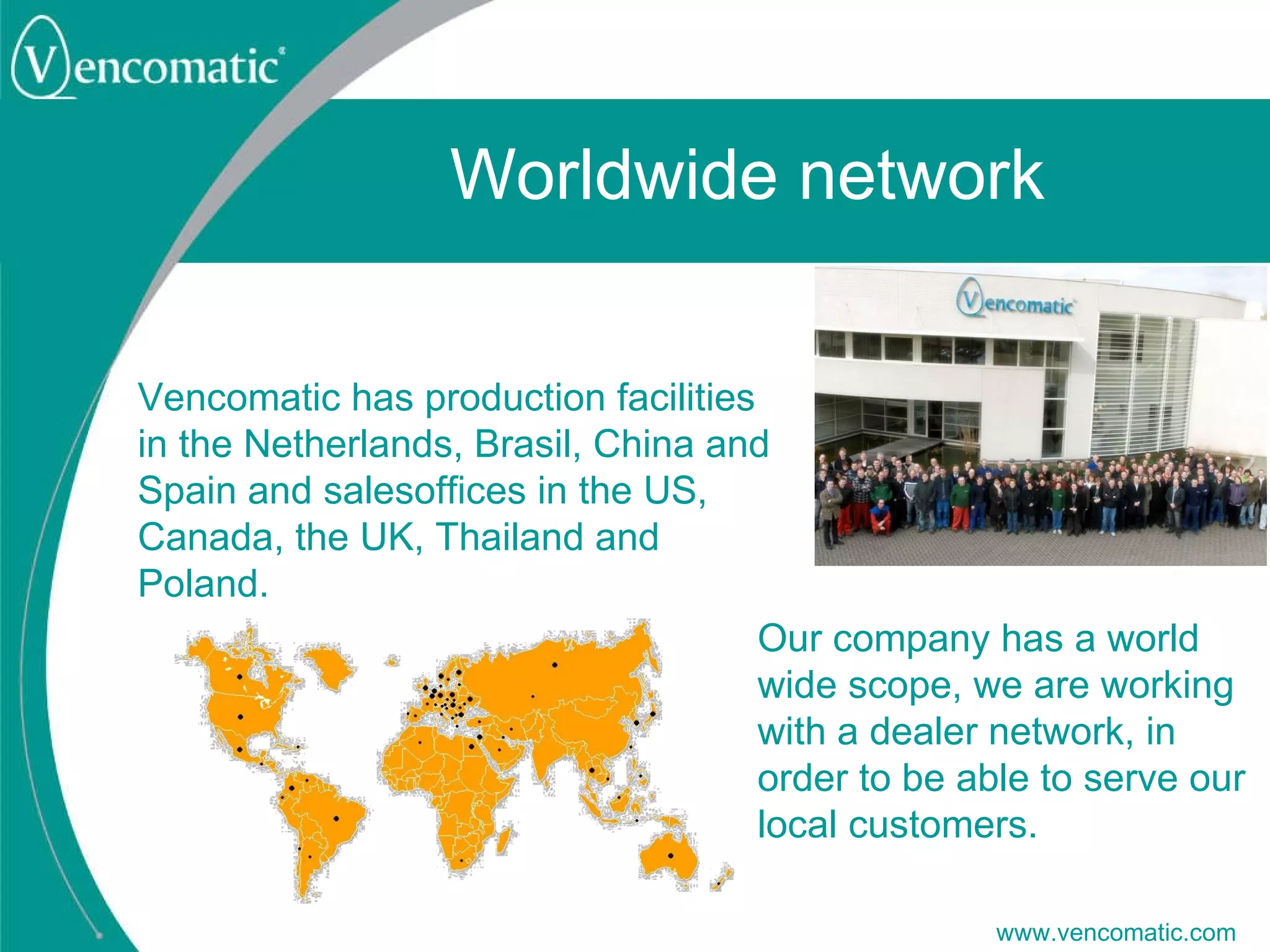 Vencomatic company introduction | PPT