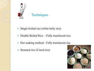 Paddy parboiling and Drying | PPTX