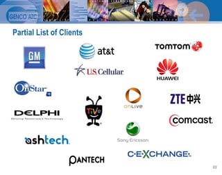 ATCLE Overview | PPTX | Logistics | Business