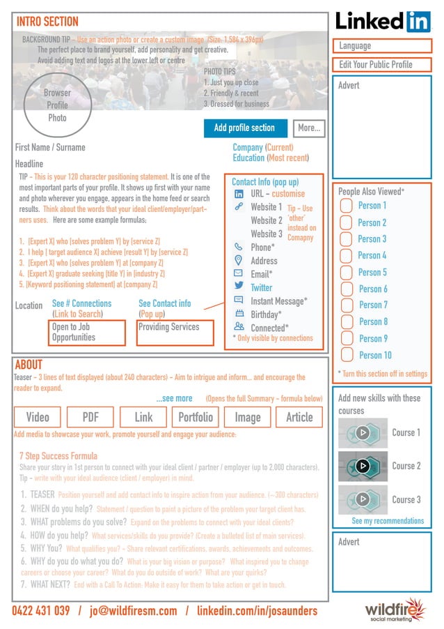 LinkedIn Profile Blueprint 2020 | PDF
