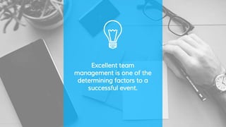 7 Basic Steps to Successful Event Management | PPTX