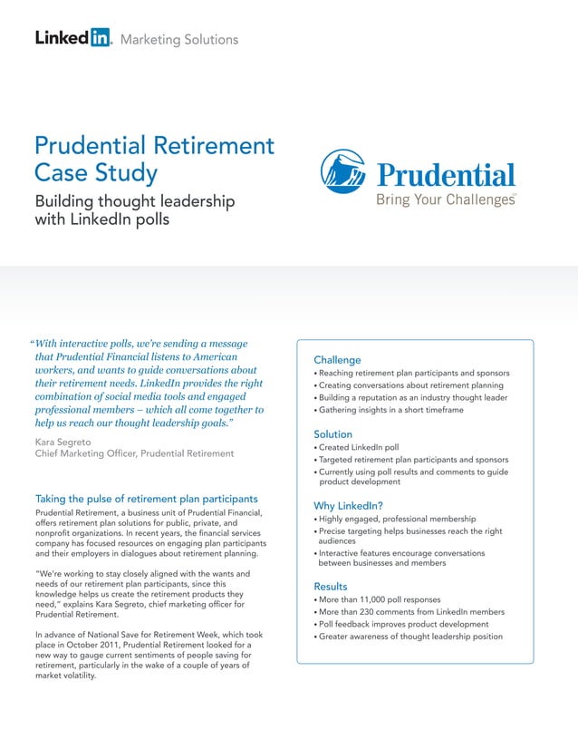 Prudential Case Study | PDF