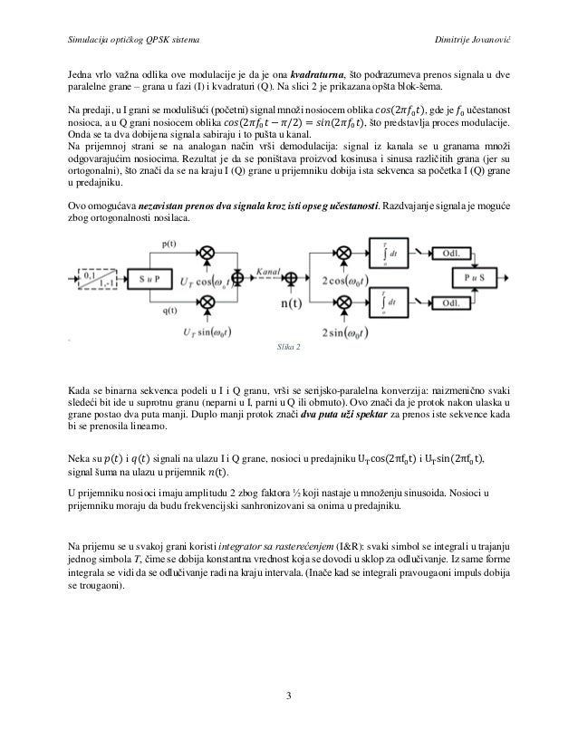 Optical QPSK System Simulation | PDF