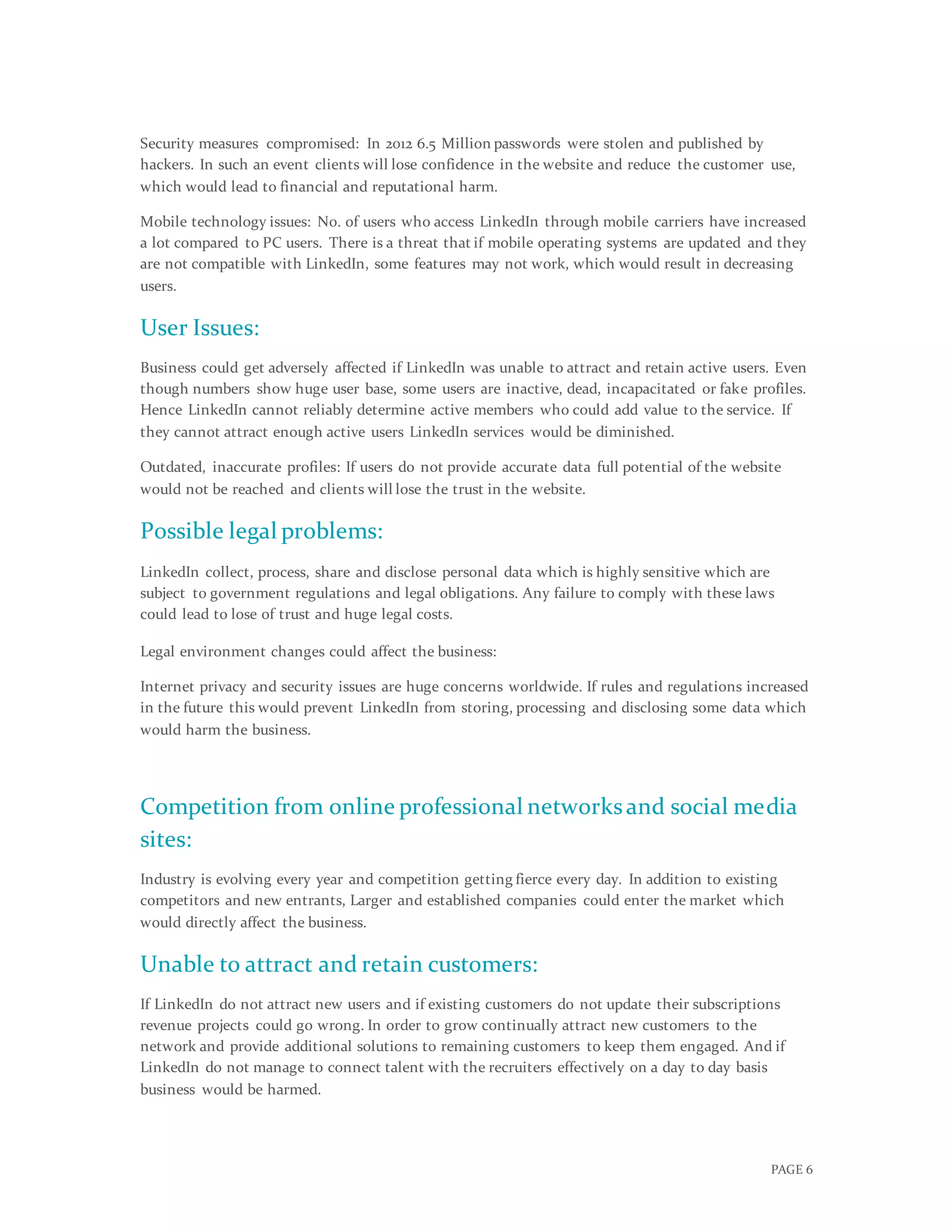 Linkedin research report | DOCX