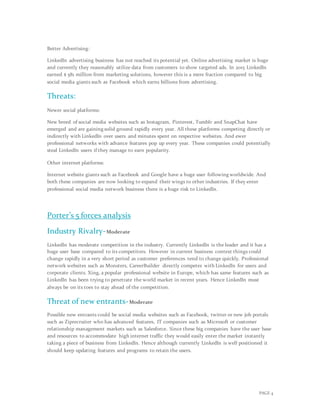 Linkedin research report | DOCX