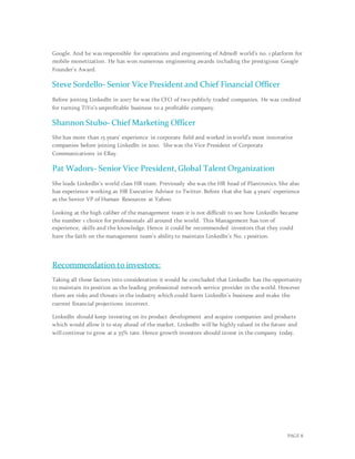 Linkedin research report | DOCX