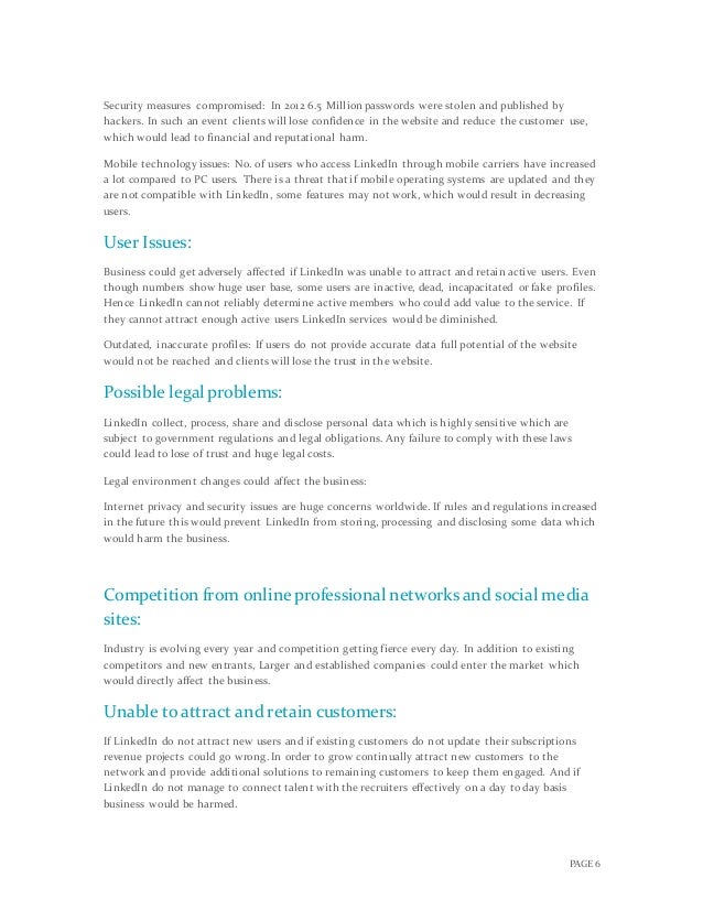 Linkedin Research Report