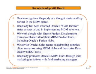 Rhapsody Technologies Introduction Deck 01 31 12 | PPT