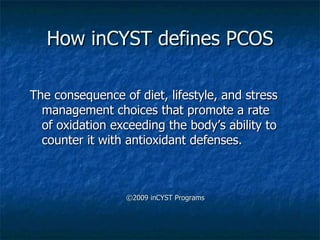 Sample presentation--PCOS Training | PPS