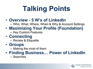 LinkedIn Sample Presentation Slides | PPT