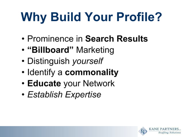 LinkedIn Sample Presentation Slides | PPT