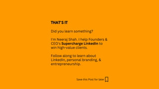 LINKEDIN ALGORITHM SECRETS | PDF