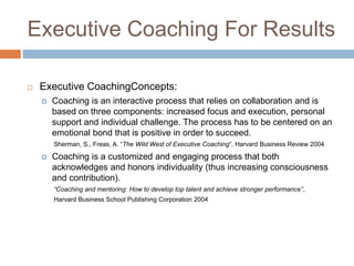 Executive Coaching Proposal | PPTX