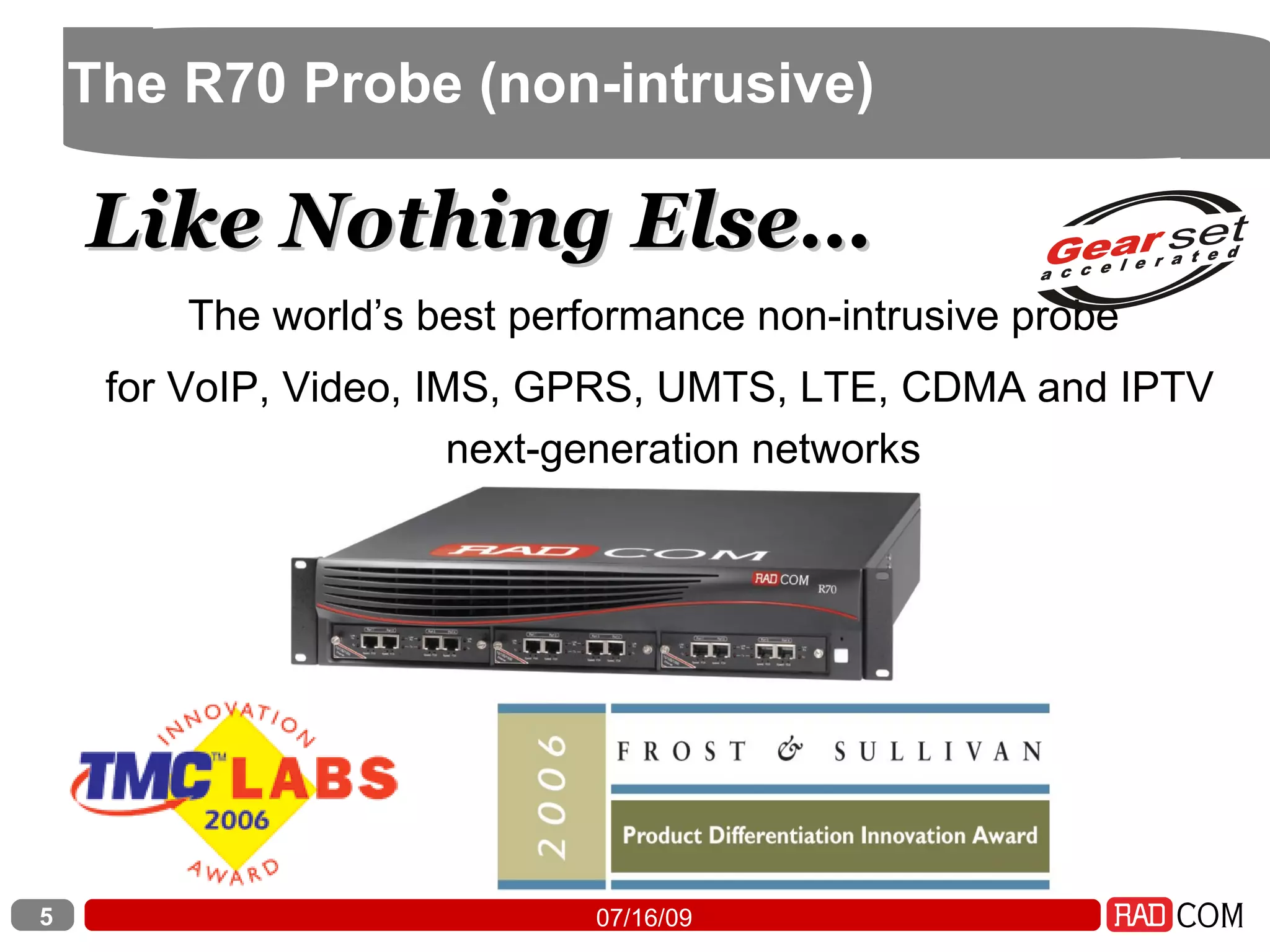 Radcom Overview | PPT | Free Download