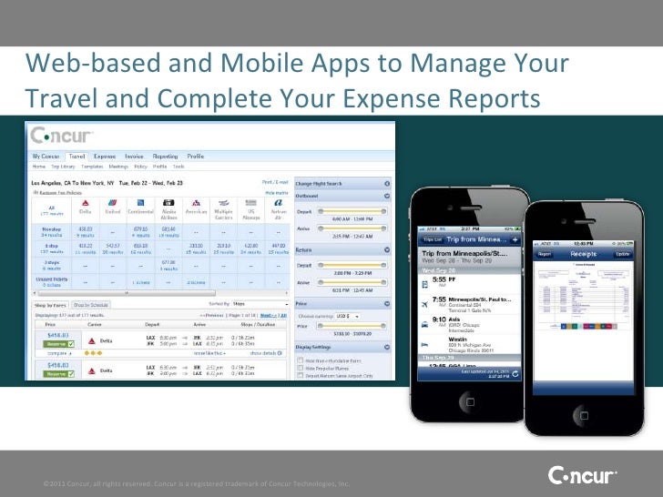 Concur Travel and Expense