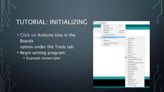 Arduino Environment Tutorial | PPT
