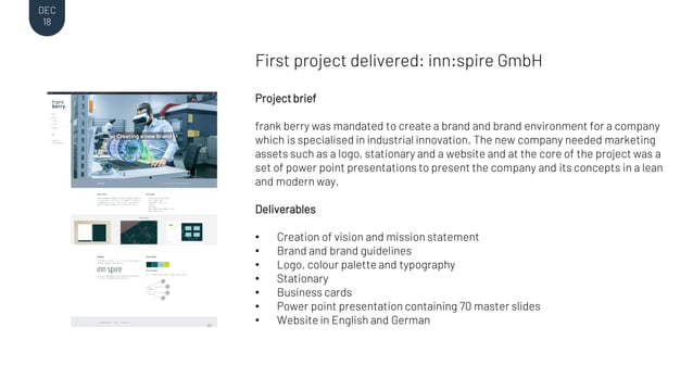 The story of frank berry | PPT