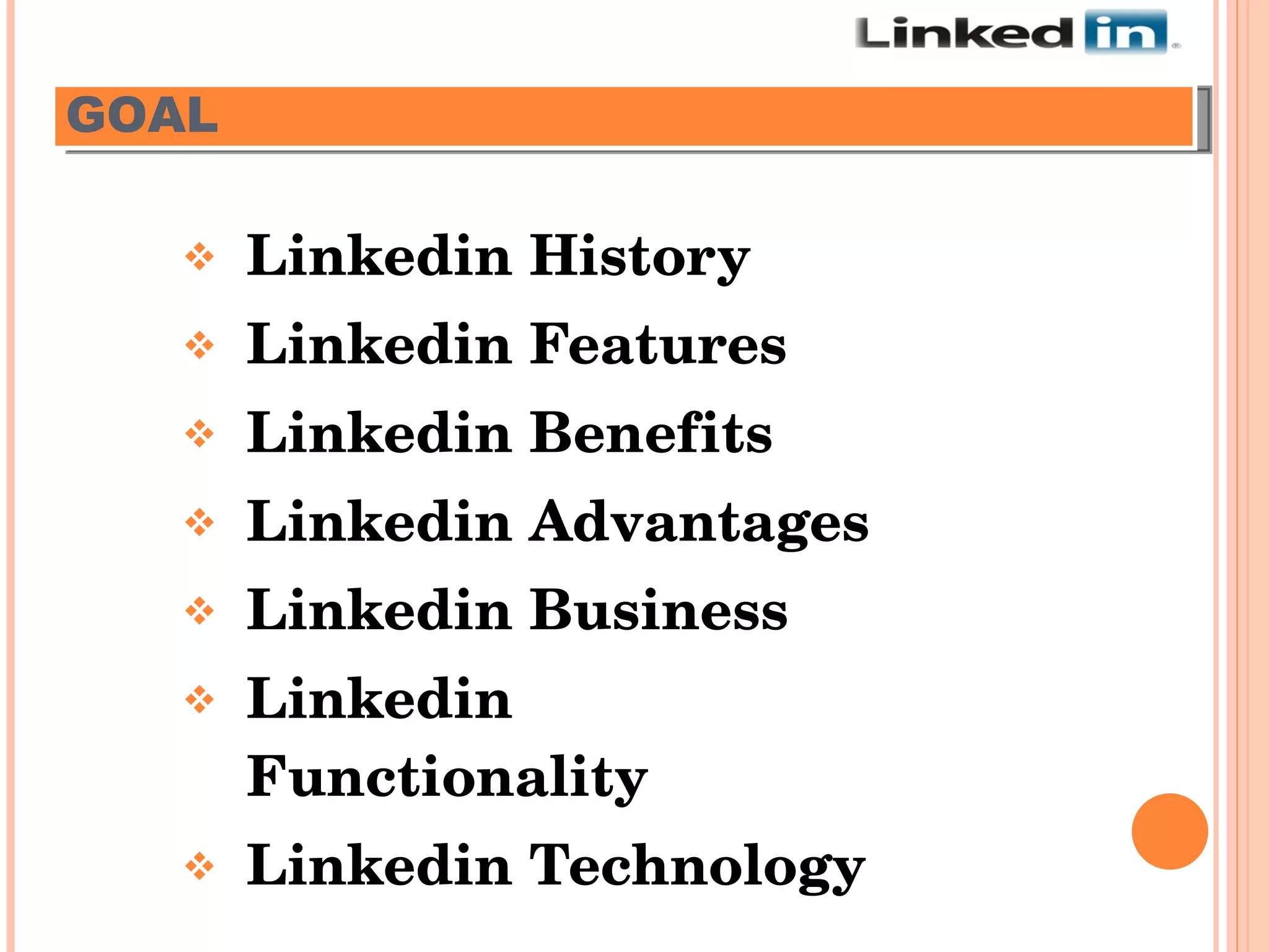 Linkedin Social Network | PPT