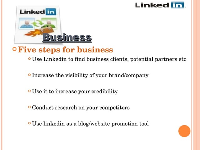 Linkedin Social Network | PPT