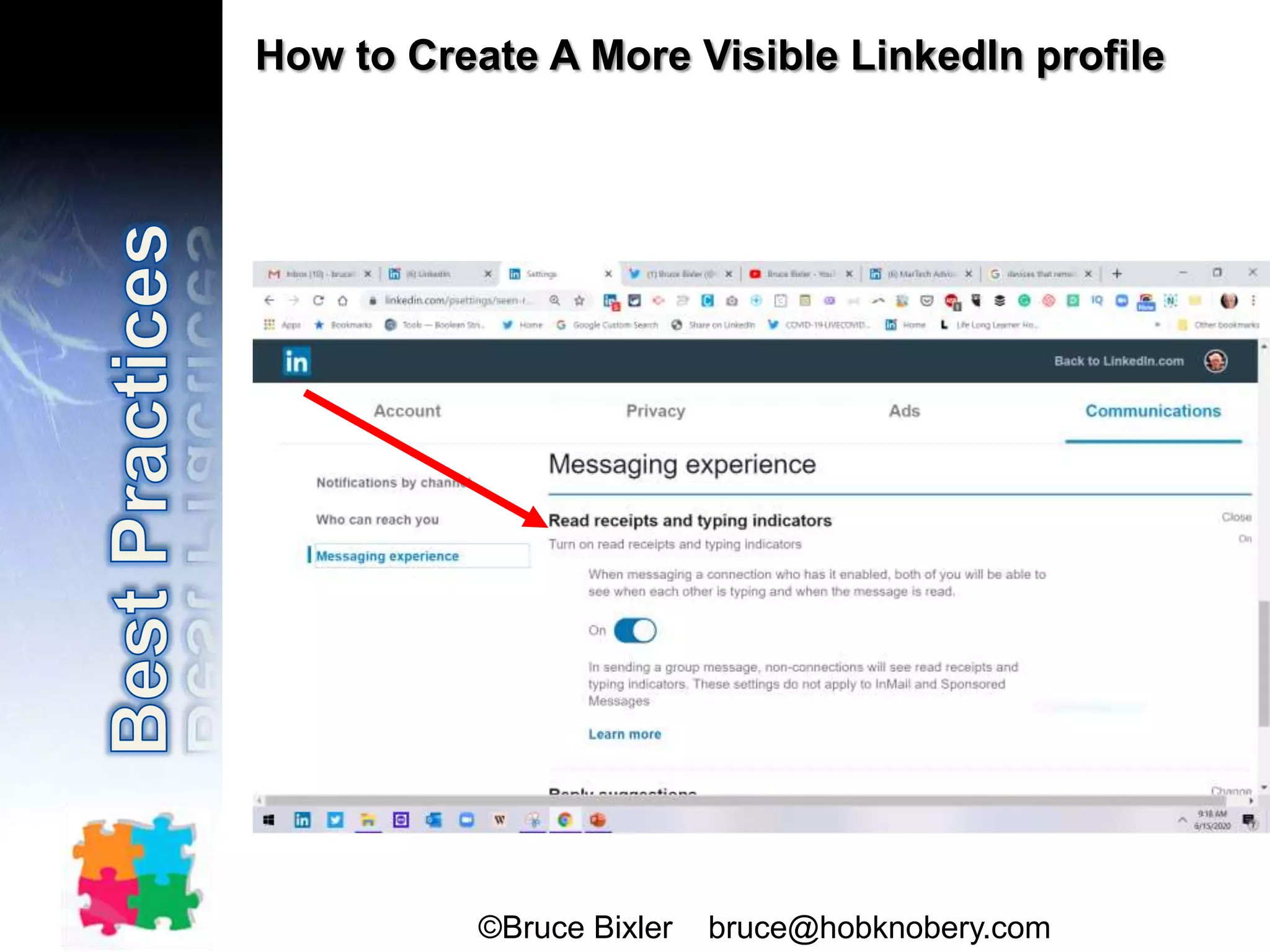 How to Create A more Visible LinkedIn profile | PPTX