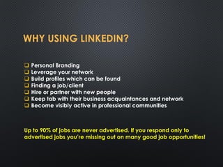 Linked in strategies for job seekers | PPT