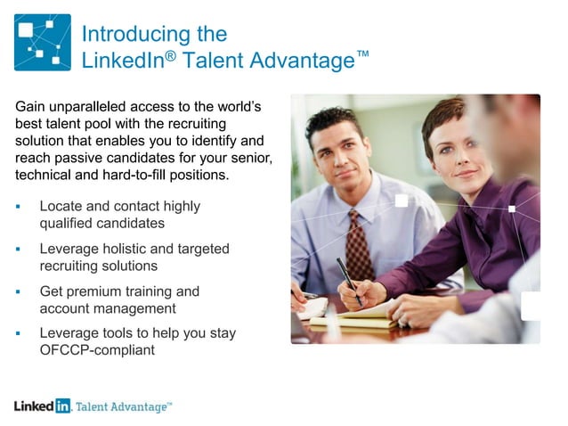 Linkedin Talent Advantage Mar09 | PPT