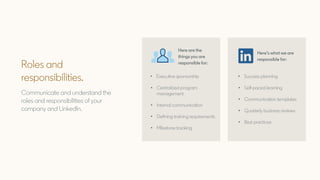 LinkedIn Talent Insights Launch Guide for Program Managers | PPT
