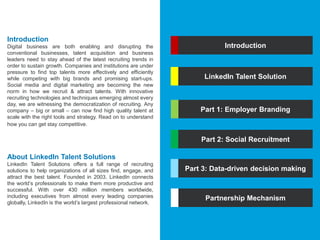 Linked in talent solution for indonesia | PPT