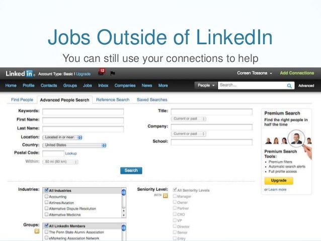 Using linkedin to find a job - avidpliokj