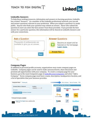 LinkedIn Tutorial | PDF