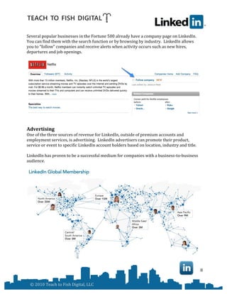 LinkedIn Tutorial | PDF
