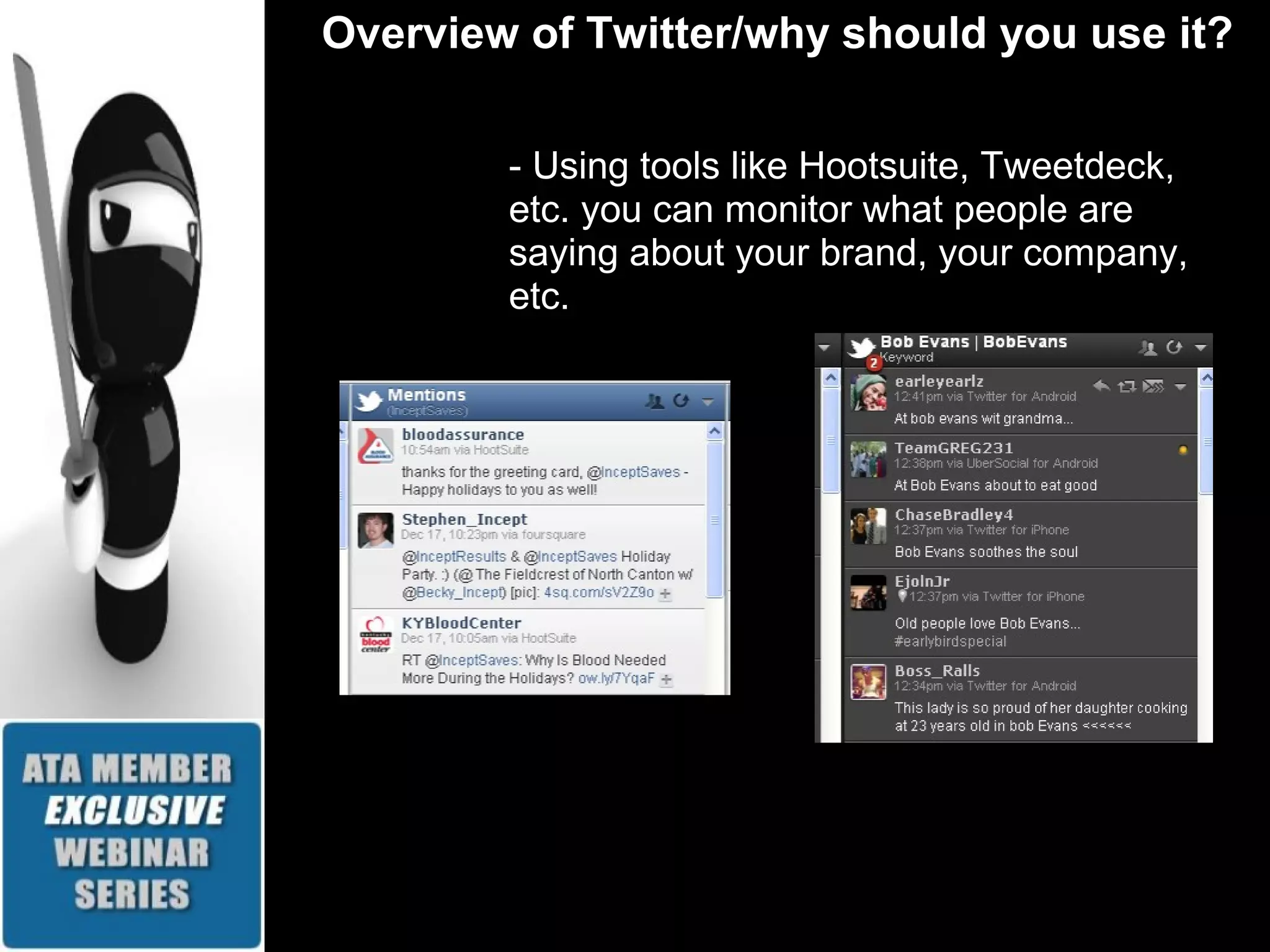 LinkedIn and Twitter | PPT