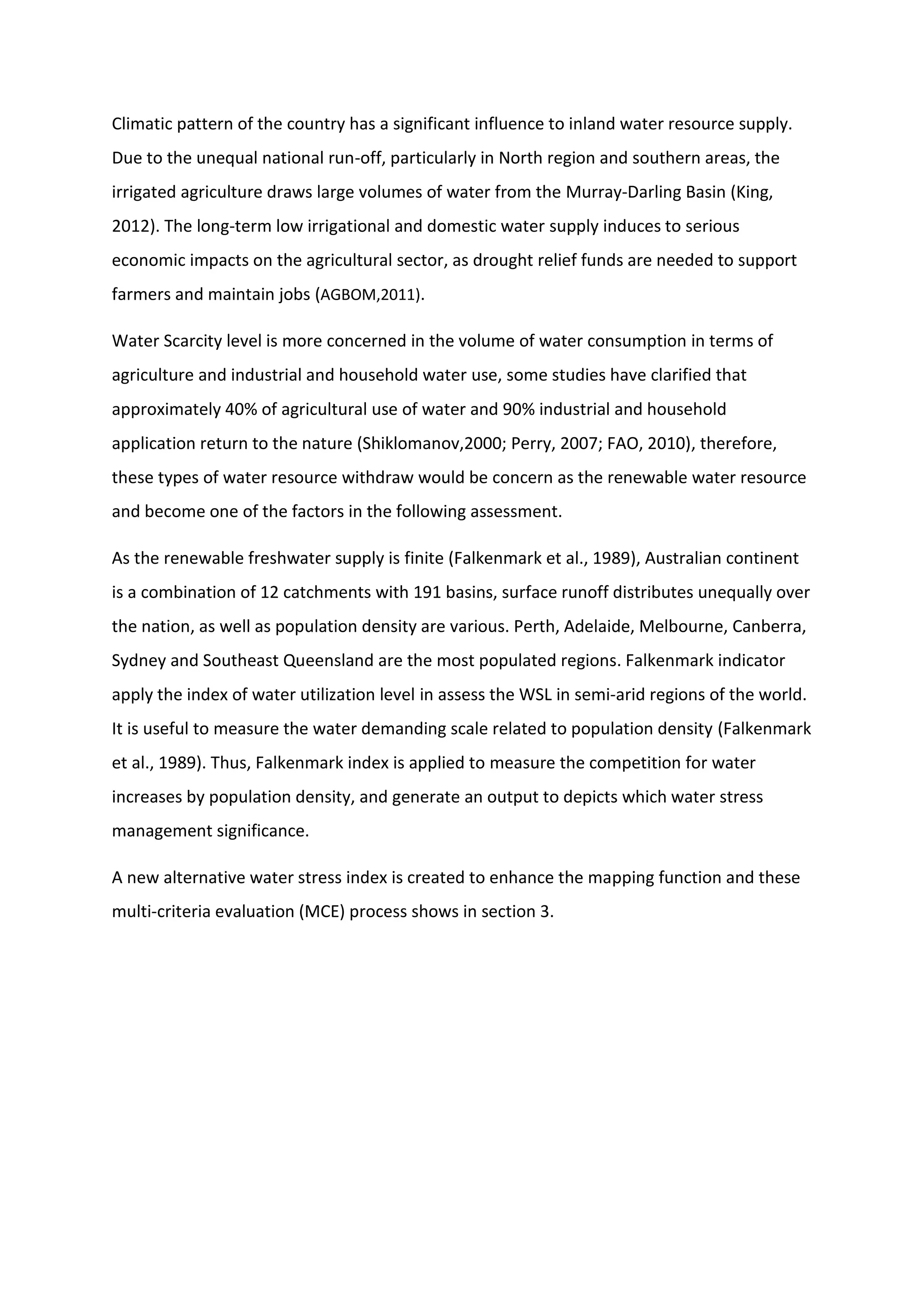 Water scarcity in Australia | PDF