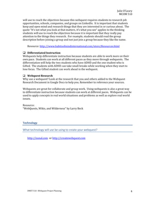 "Getting Started on LinkedIn" Webquest | PDF | Internet for Beginners | Internet