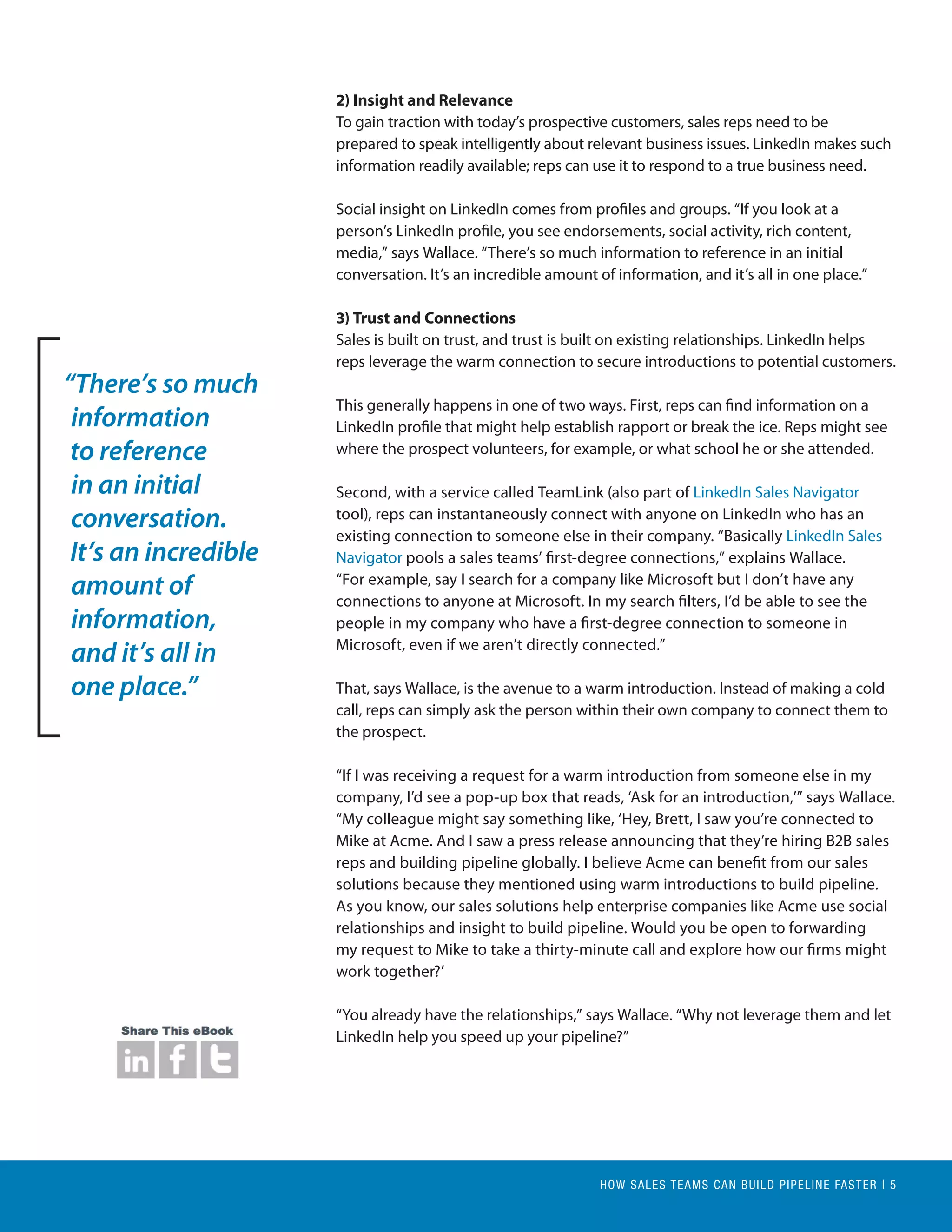 LinkedIn Whitepaper: How Sales Teams Can Build Pipeline Faster | PDF