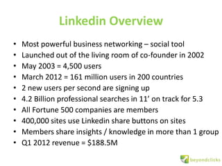 Linkedin & why I love it | PPTX