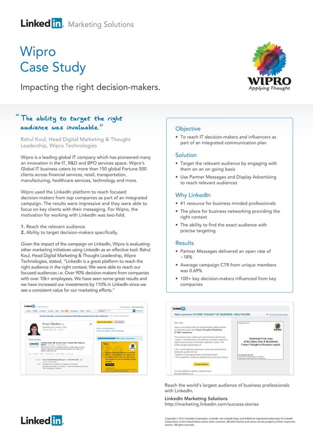 Wipro Case Study | PDF