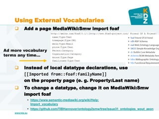 Linked Open Data with Semantic MediaWiki | PPT