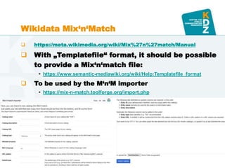 Linked Open Data with Semantic MediaWiki | PPT
