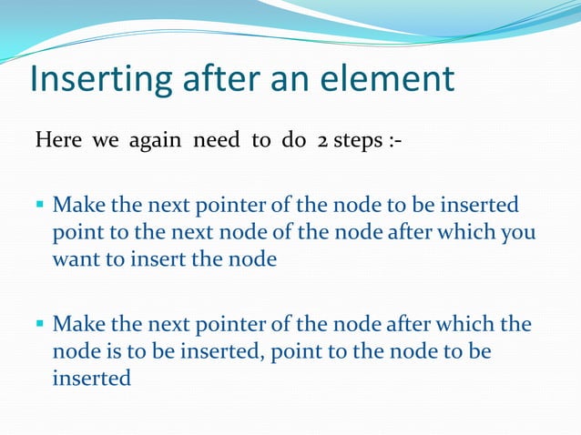 Linked list | PPTX | Programming Languages | Computing