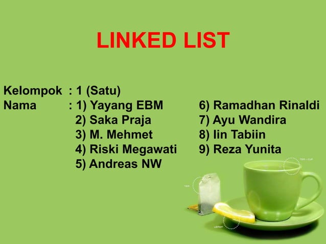 Linked list | PPTX
