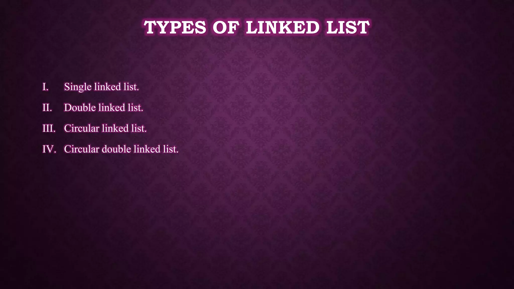 Linked list | PPT