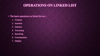 Linked list | PPT