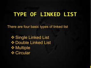 Linked list | PPTX