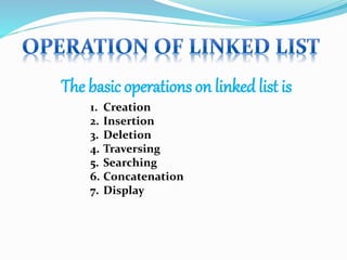 Linked list | PPTX | Programming Languages | Computing